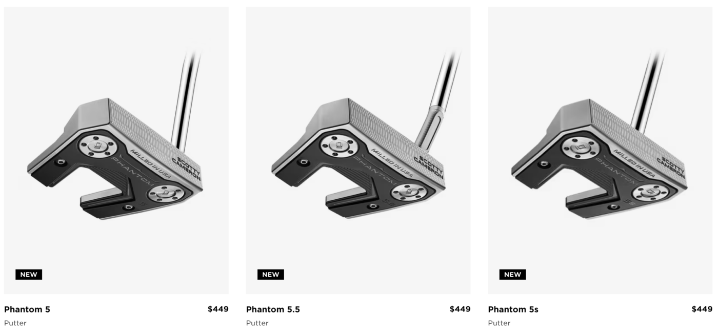 Phantom Alignment Putters By Scotty Cameron – High Performance Golf ...