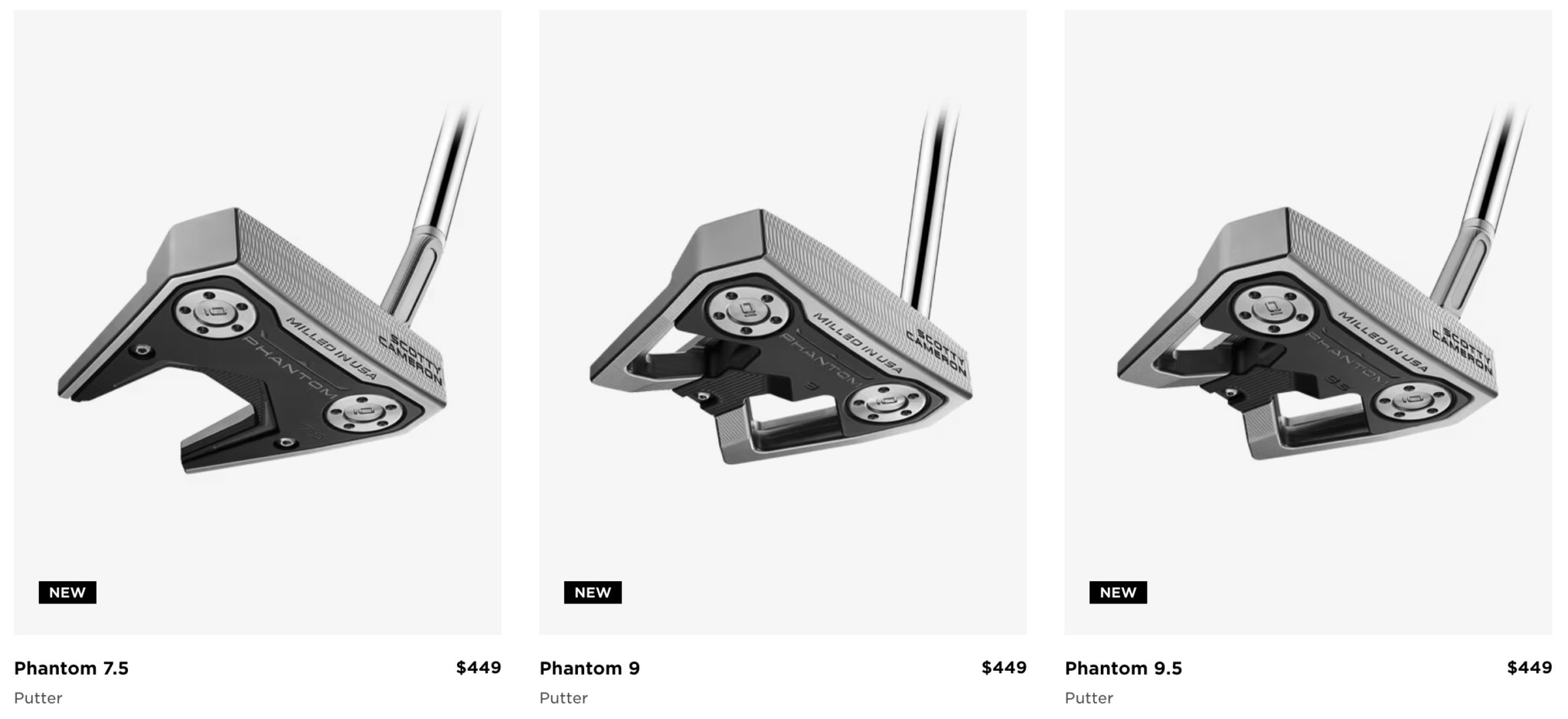 Phantom Alignment Putters By Scotty Cameron – High Performance Golf ...